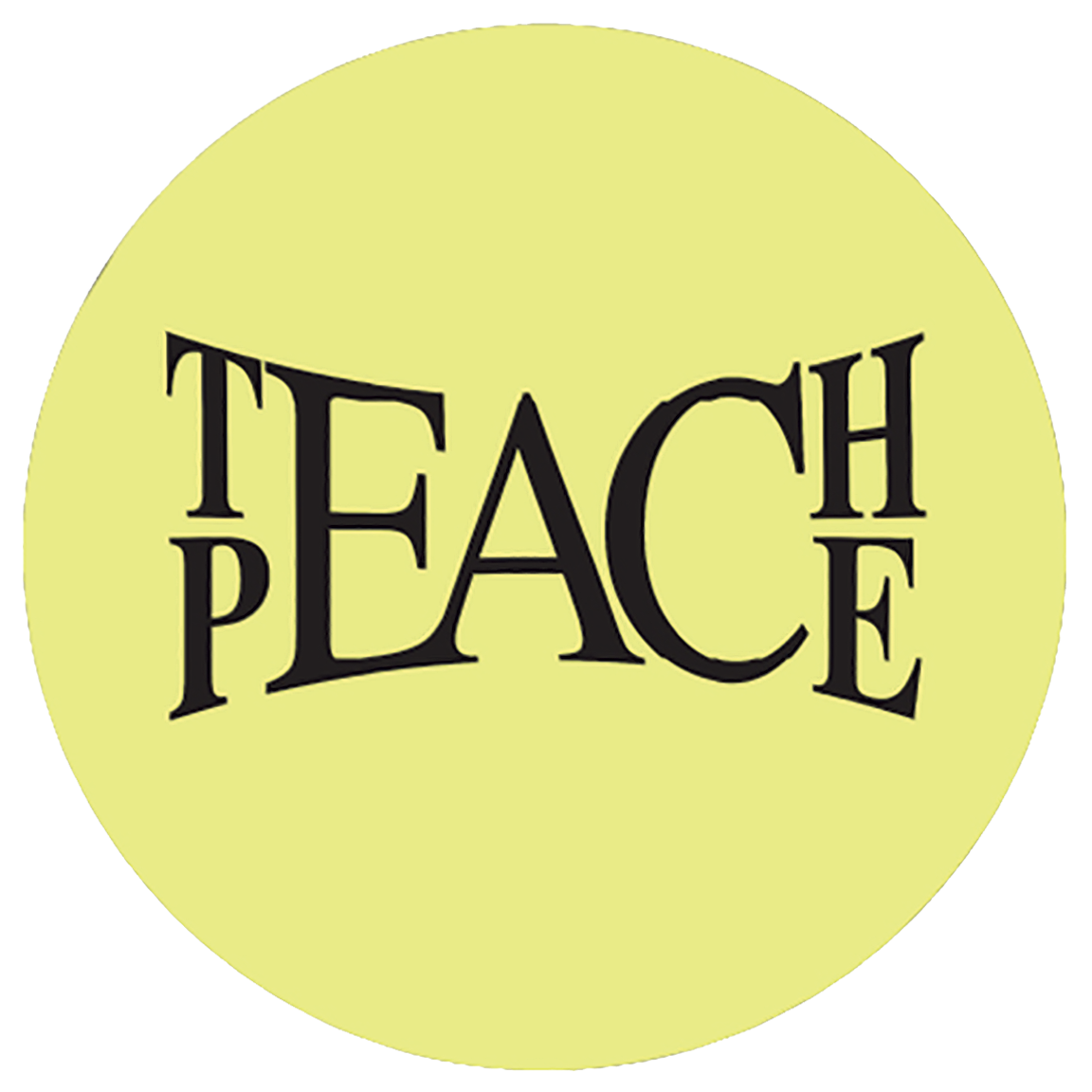 Teach Peace Button