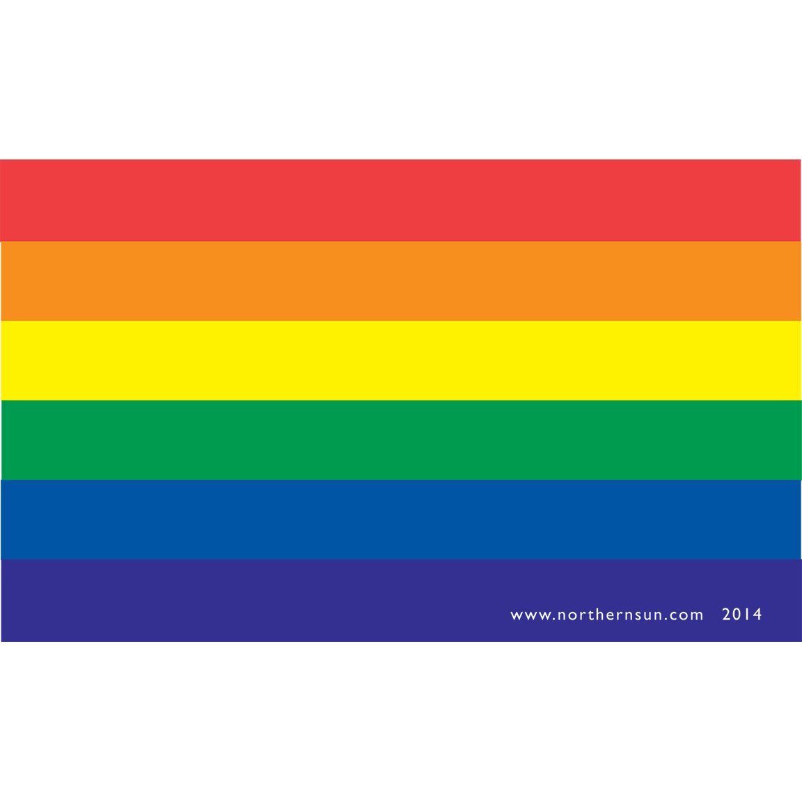 Rainbow Pride Flag Sticker