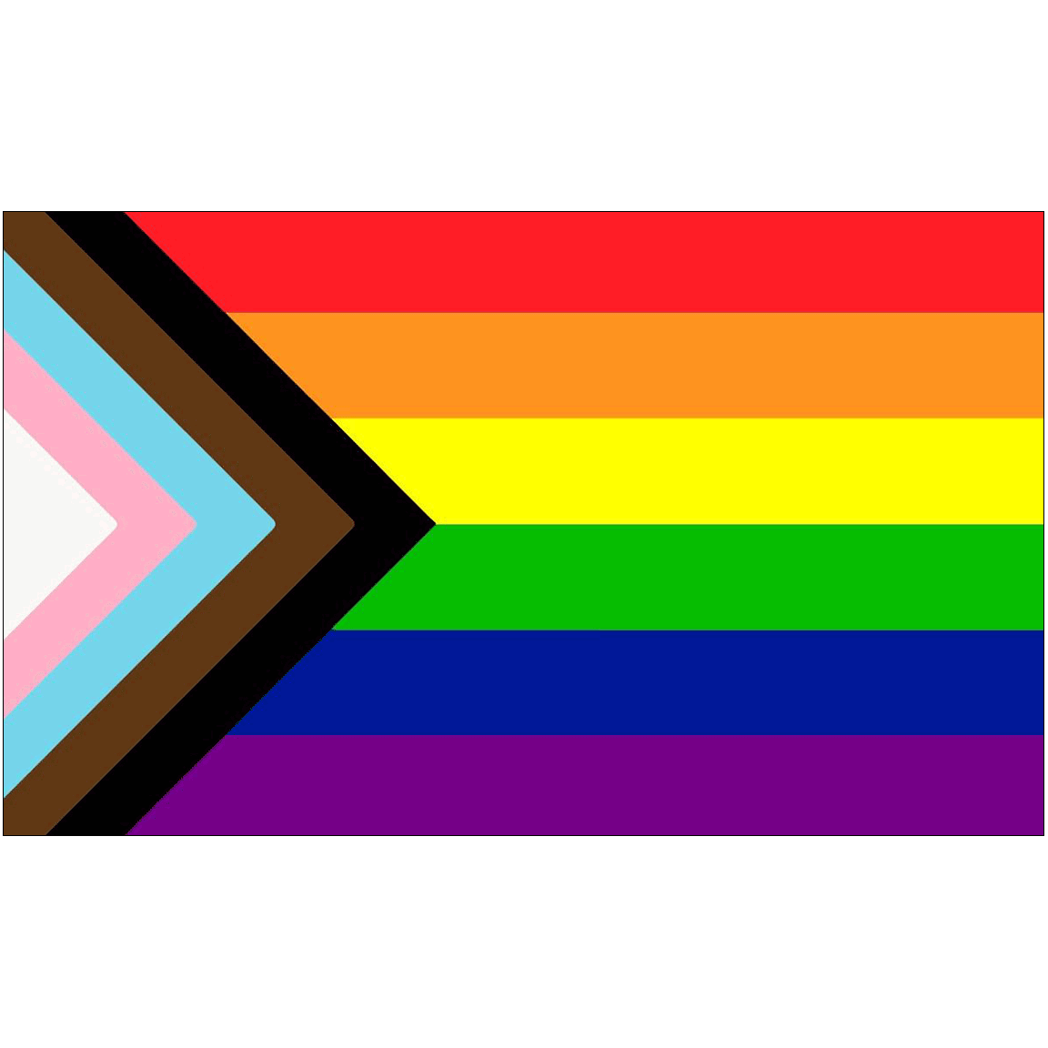 Progress Pride Rainbow Flag