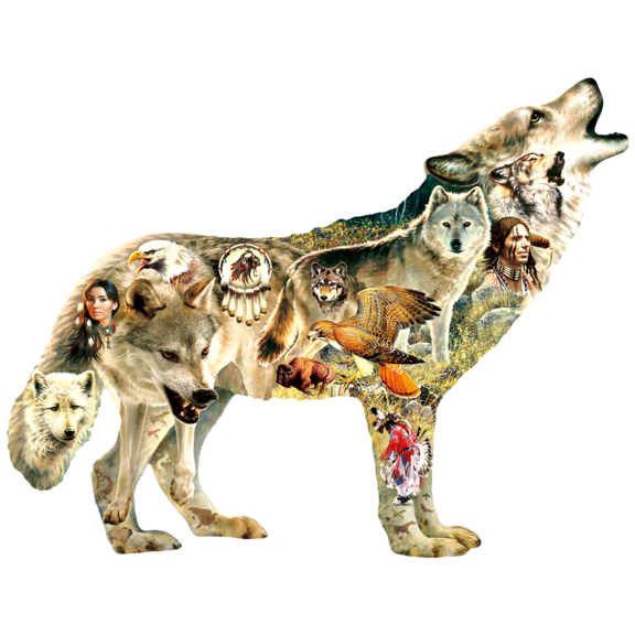 Native American Wolf Symbols