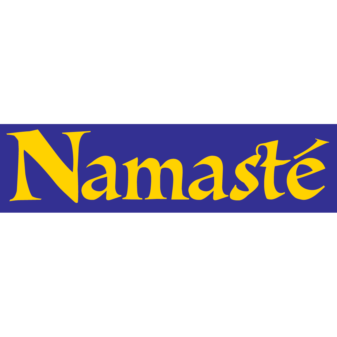 Namaste Bumper Sticker