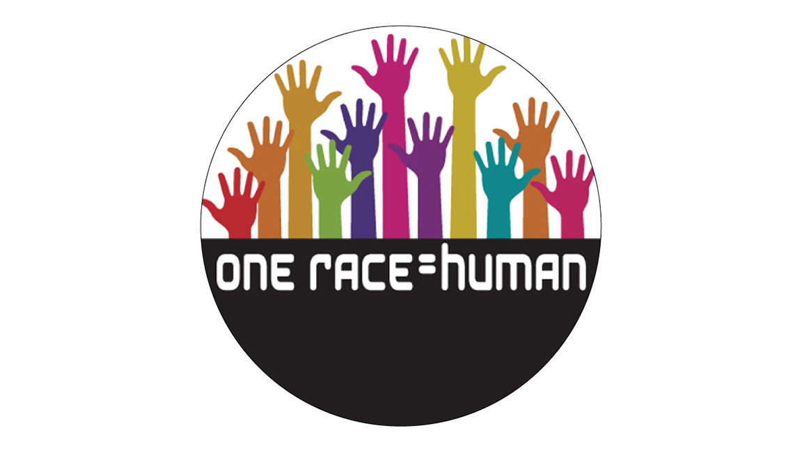 One Race Equals Human Button