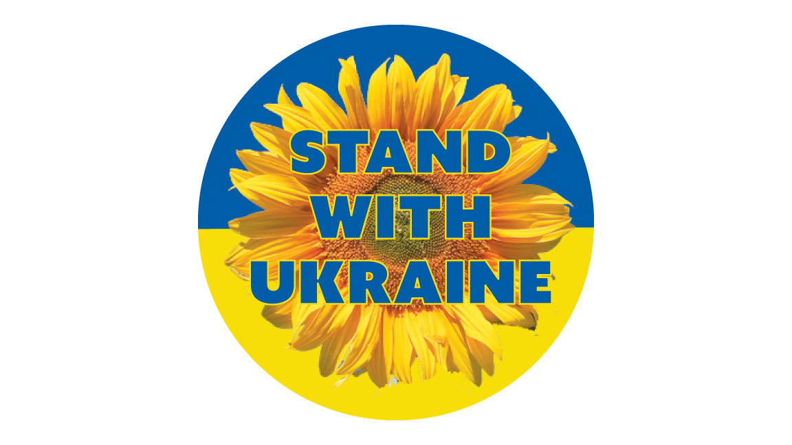 Stand With Ukraine Button