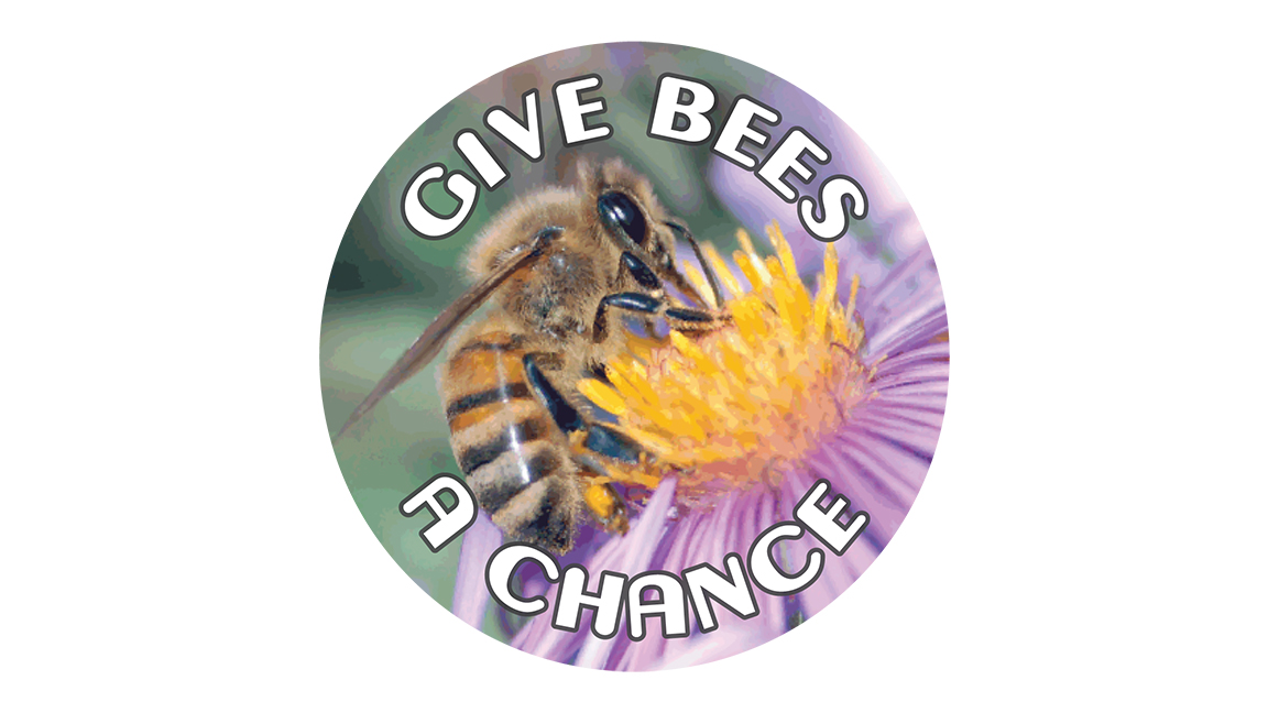 Give Bees A Chance Button