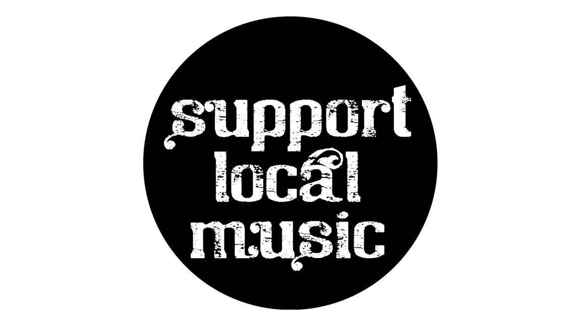 Support Local Music Button Support Local Music Button