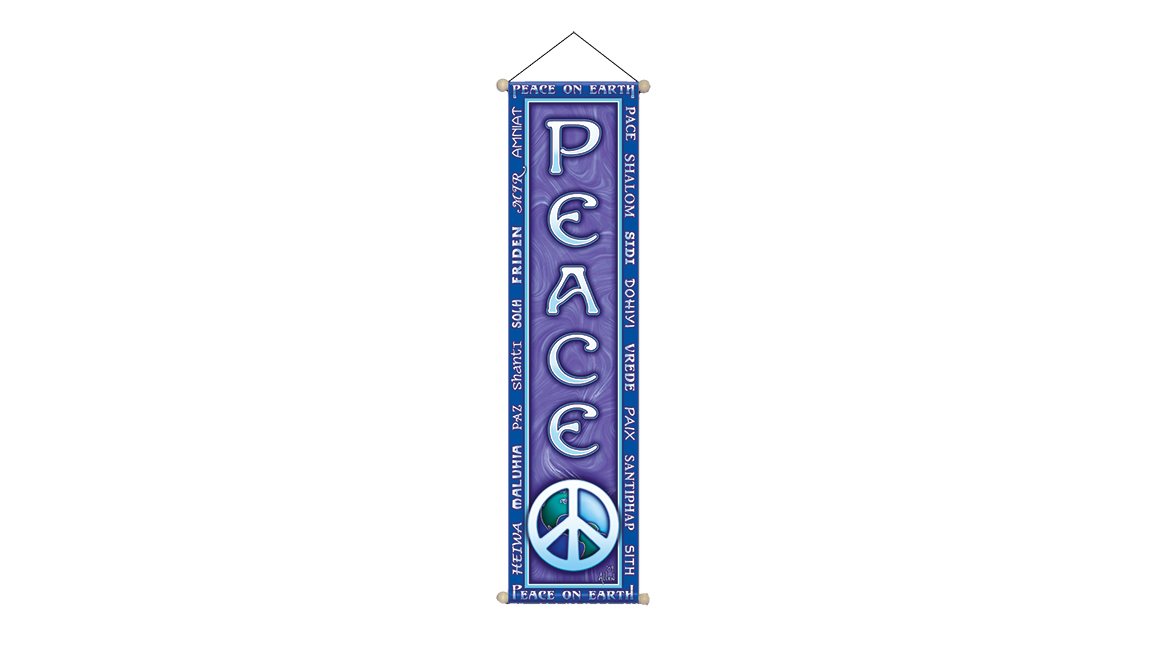 Peace On Earth Affirmation Banner