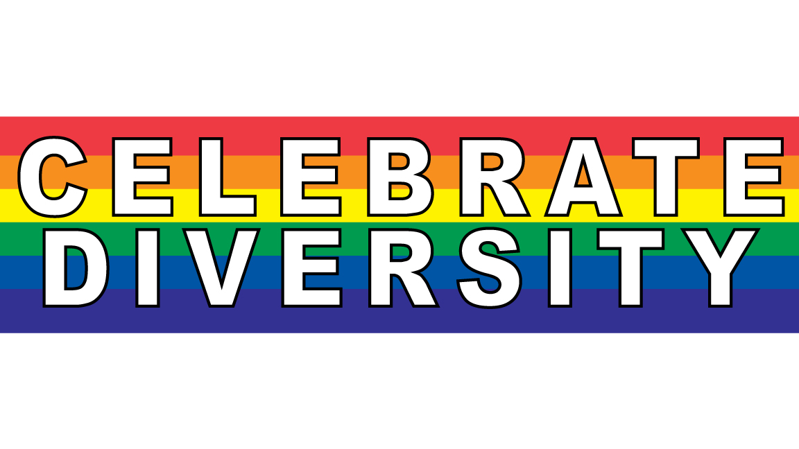 Celebrate Diversity Bumper Sticker