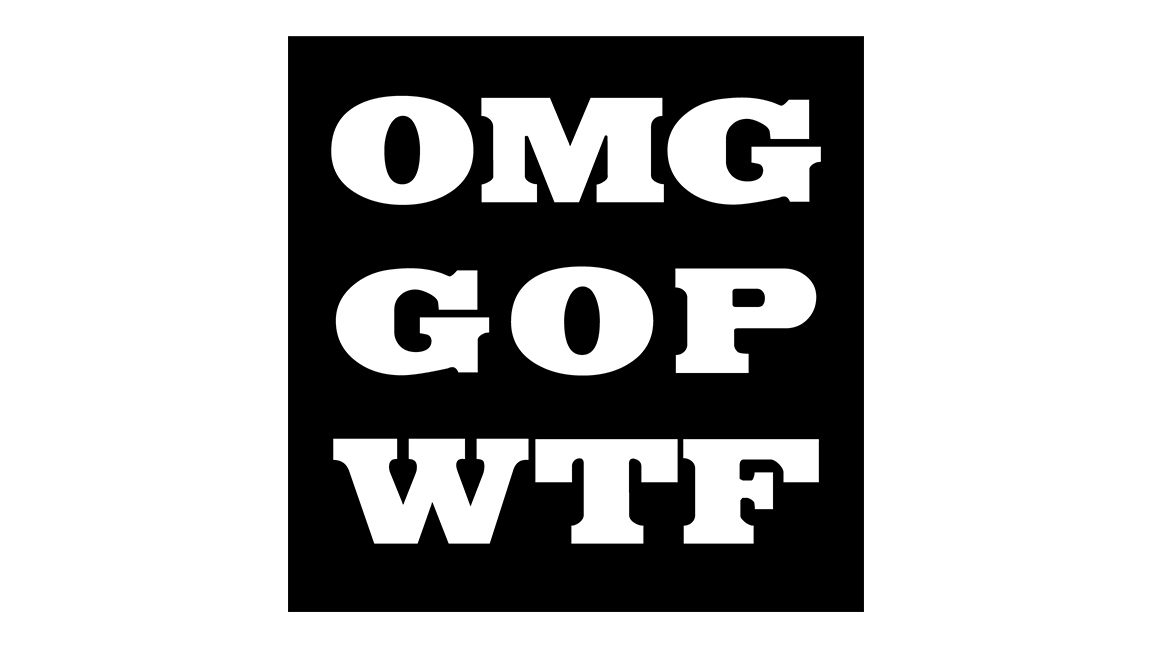 OMG GOP WTF Sticker