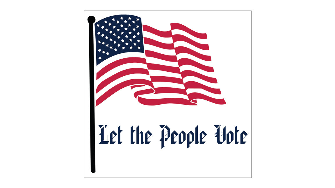 Let The People Vote Sticker