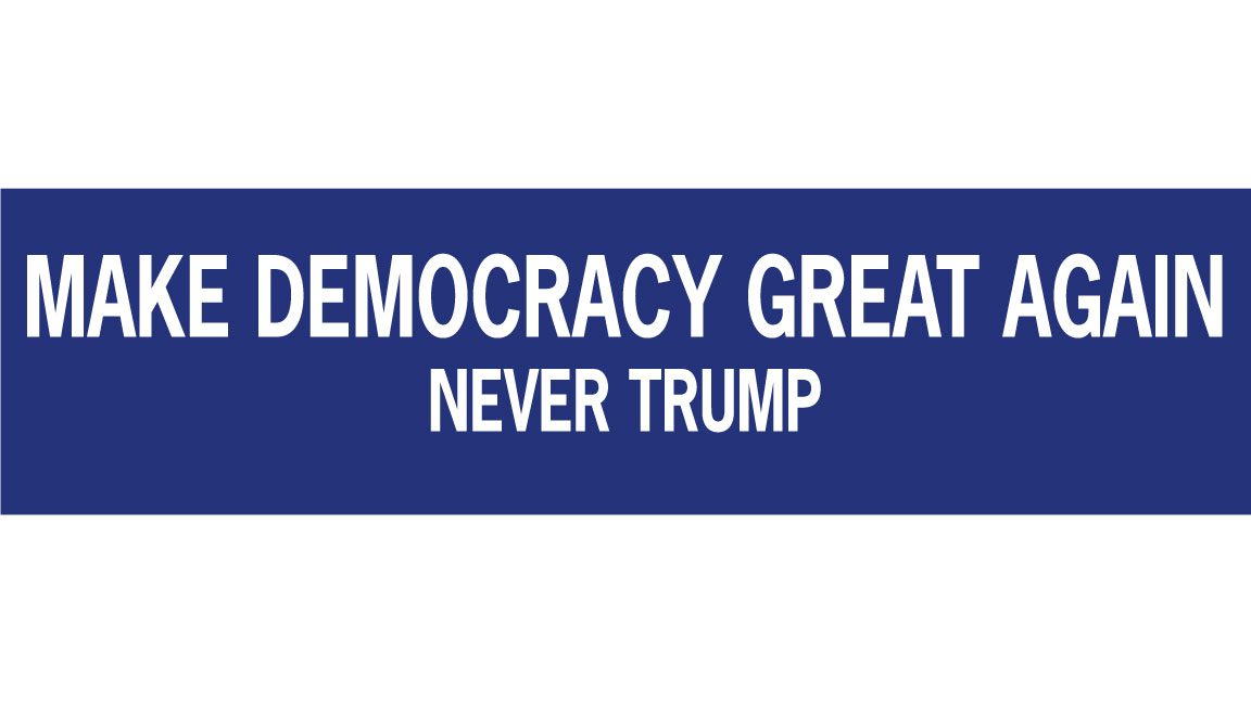 Make Democracy Great Again Bumper Sticker