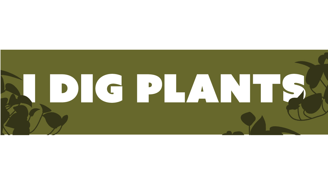 I Dig Plants Bumper Sticker