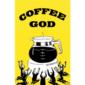 Coffee Is God 2x3 Magnet
