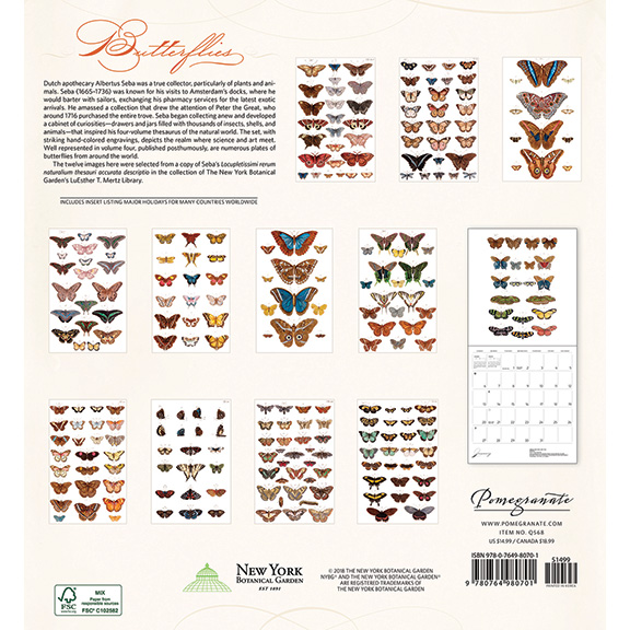 Butterflies Calendar